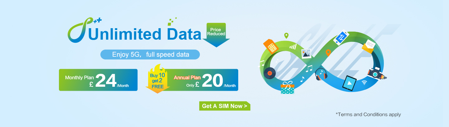 UK SIM Card with 5G Plans | CMLink UK